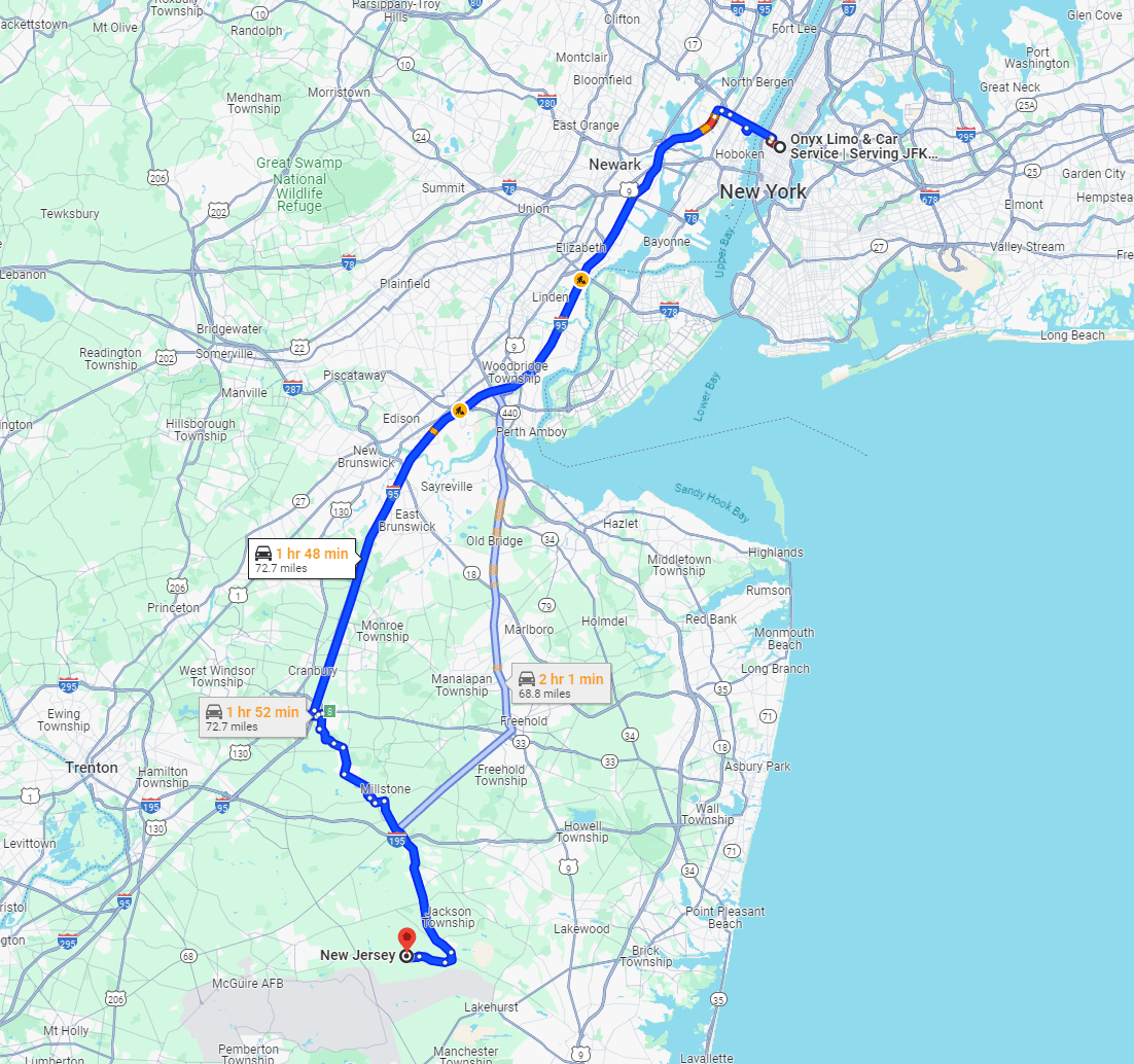 Car Service New York City To New Jersey | Reliable Transfer