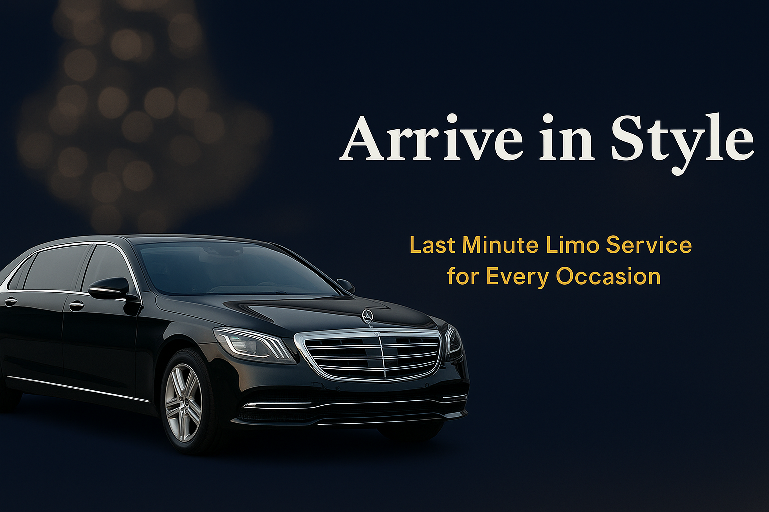 Last Minute Limo Service | 24/7 Arrive In Style With Limos