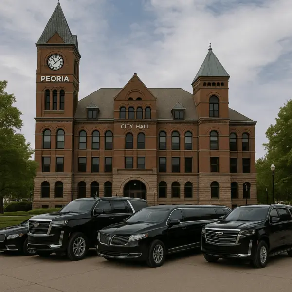 Car Service Peoria IL To O'Hare, MDW & Chicago For Safe Ride